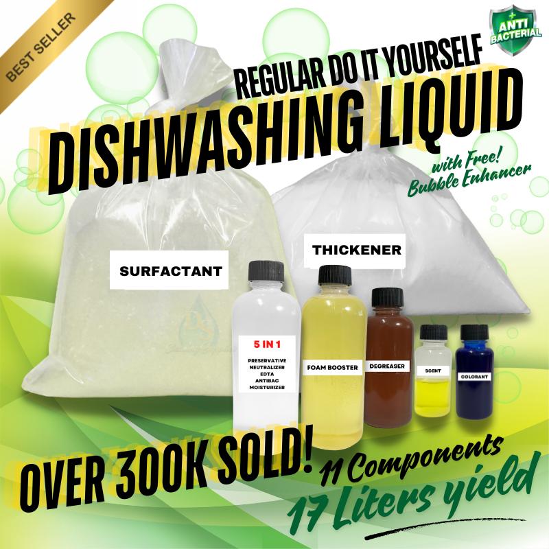 DIY DISHWASHING LIQUID KIT WITH BUBBLE ENHANCER 17L yield 11 - TikTok ...