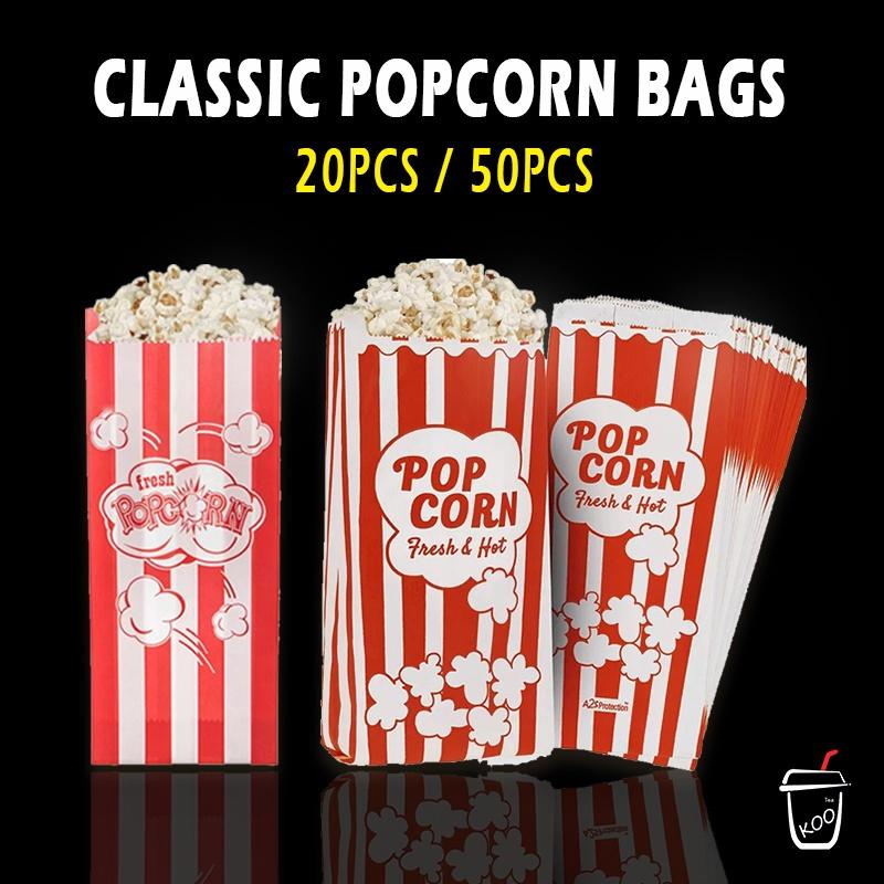 Classic Popcorn Paper Bags Popcorn Boxes Popcorn Container Packing ...