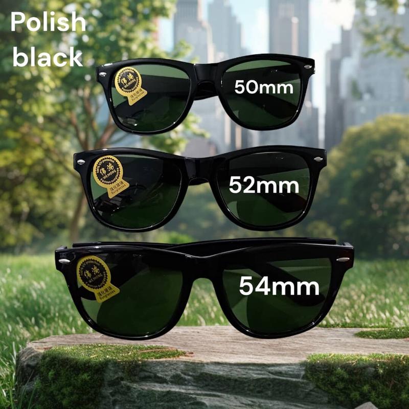 Cermin Mata Wayfarer, Perlindungan UV400, Cermin Mata Hitam Anti-silau ...