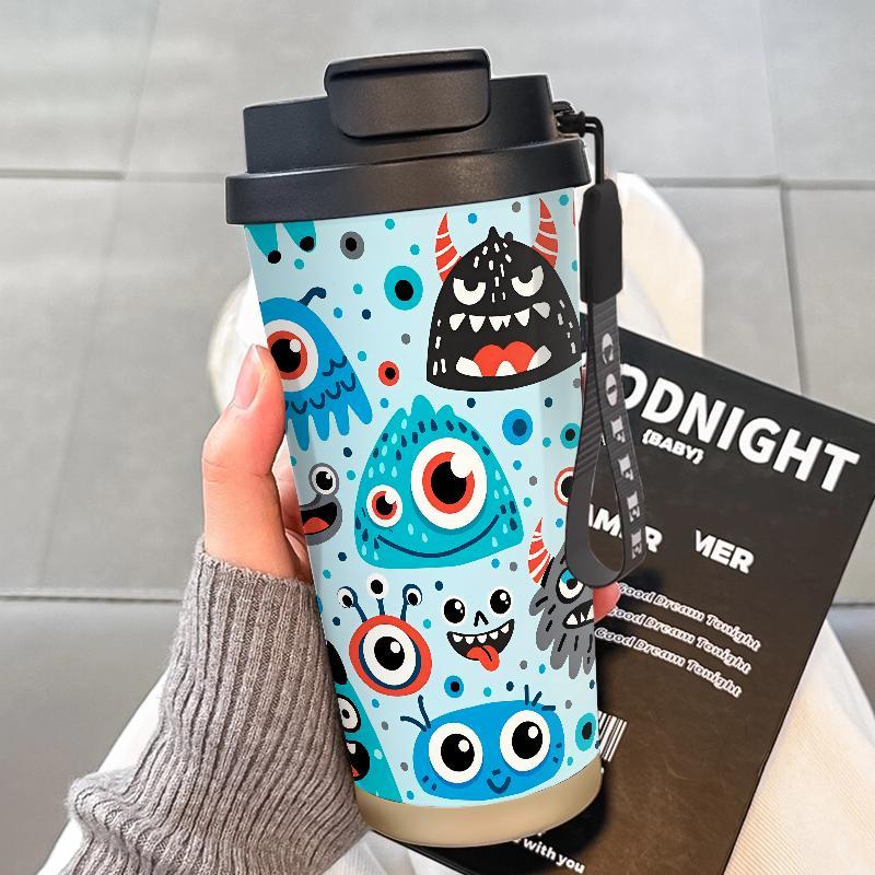 Animal Tumbler Aesthetic Drinking Bottle Stainless Steel CUP Case 500 ...