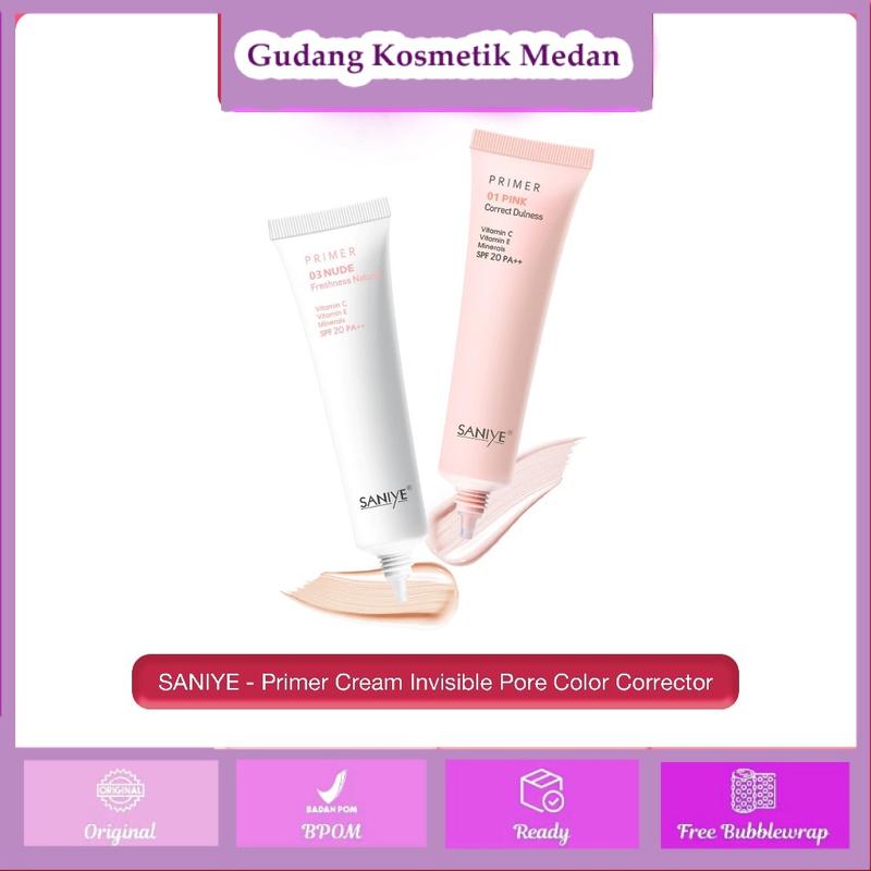 SANIYE - PRIMER CREAM MOISTURIZING INVISIBLE PORE COLOR CORRECTOR R3054 ...