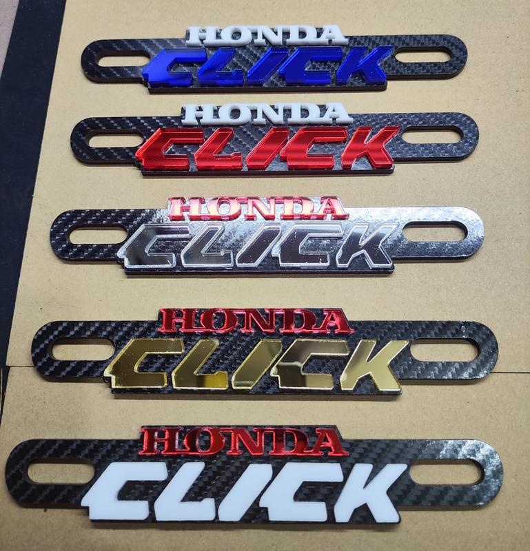 Honda Click Carbon & Forged Design Platebadge - TikTok Shop Philippines