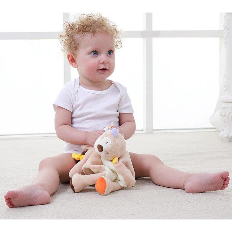 Hand Puppet Toys Baby Bibs for Boys Soothing Towel 23.00X23.00X0.50CM ...