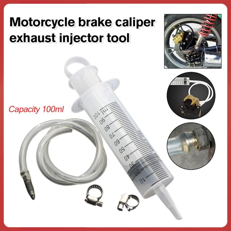 Universal 100ml Motorcycle Bleed Kit Brake Caliper Gas Bleeder - TikTok ...