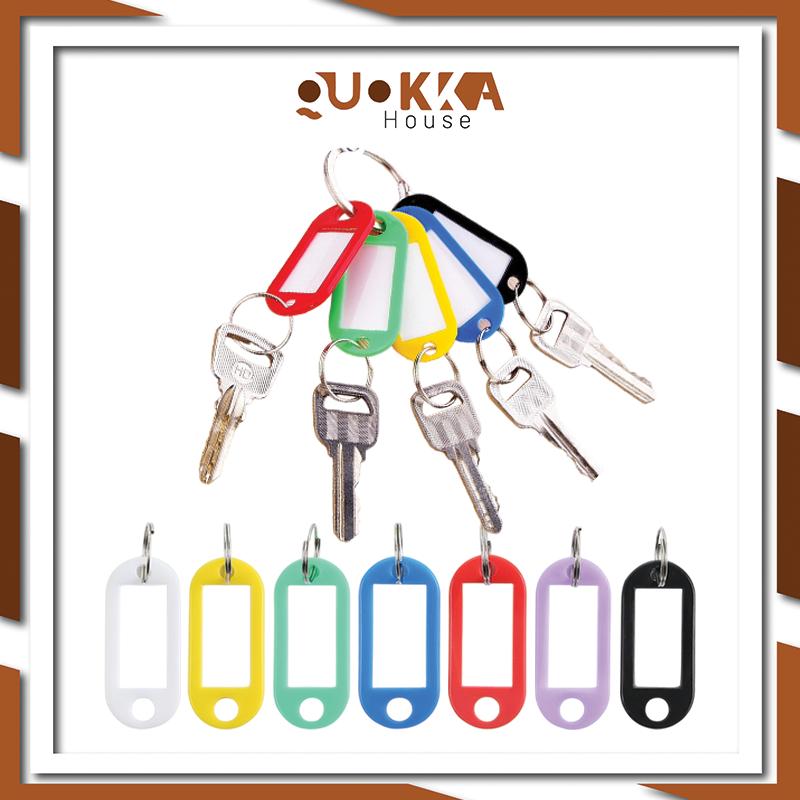 QUOKKA Keychain Label Tag Room Key Tag Colourful Plastic Label - TikTok ...