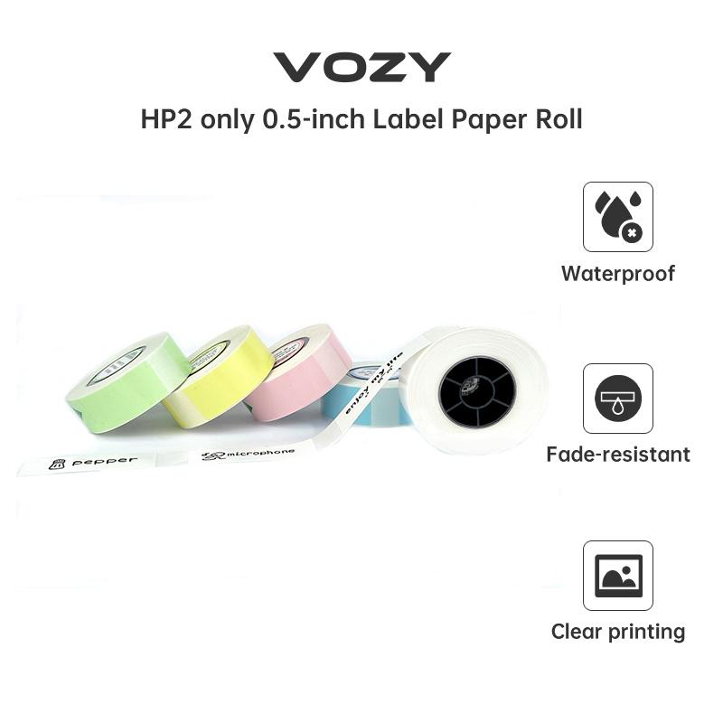 VOZY HP2 Label Paper Sticker self-adhesive Waterproof White Yellow ...