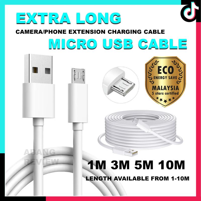 (1M/3M/5M/10M) Extra Long Micro USB Charging Cable For Xiaomi, - TikTok ...