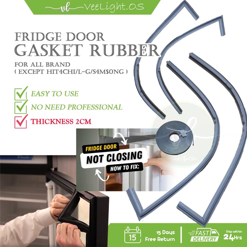 (KETEBALAN 2CM) UNIVERSAL REFRIGERATOR DOOR GASKET GETAH PETI AIS SEJUK ...