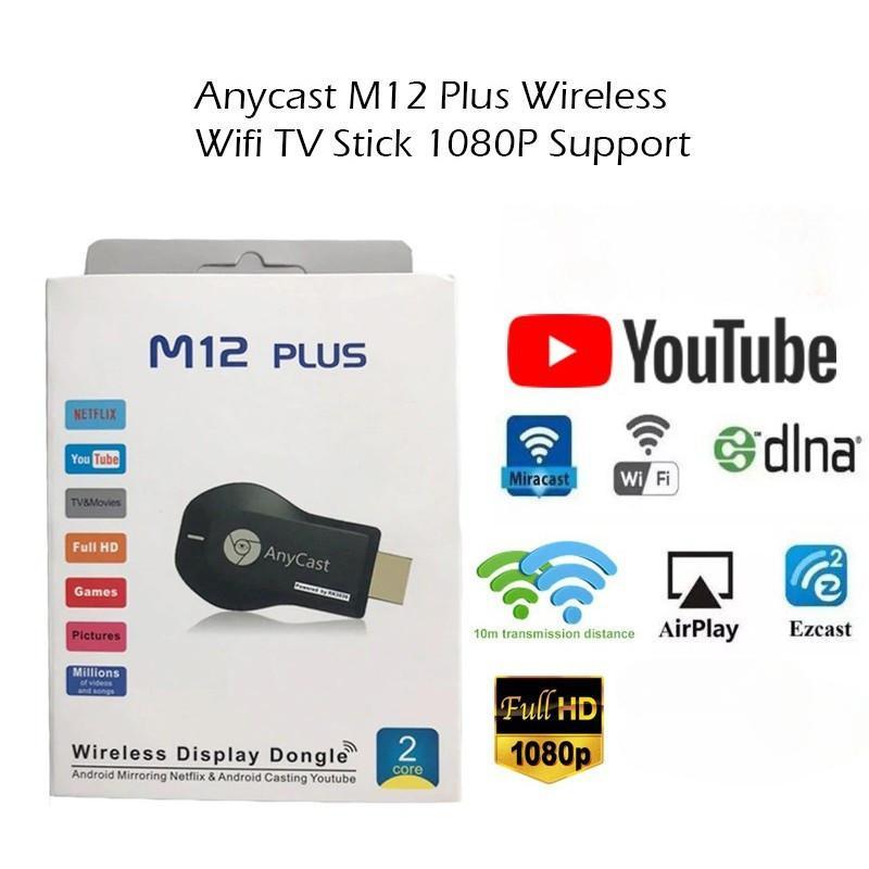 Anycast Wireless TV WiFi Dongle, M12 PLUS1080P Resolution, HDMl ...