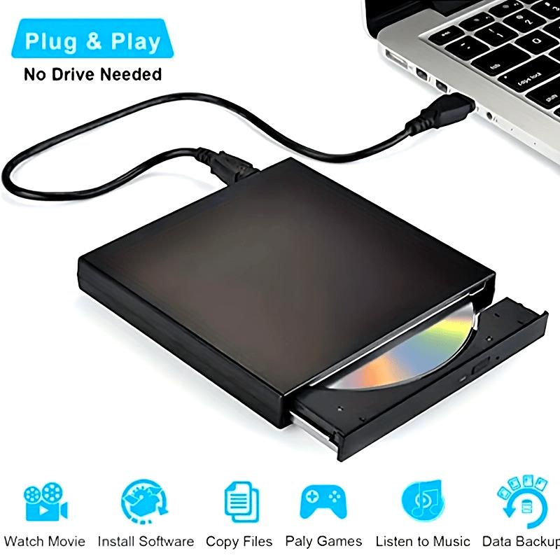 Pemacu DVD-CD Luaran Mudah Alih Ultra Nipis, USB 2.0, Serasi - TikTok ...
