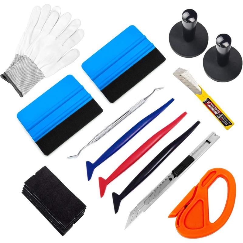 Complete Vinyl Wrap Application Tools Kit Auto Window Tint Film ...