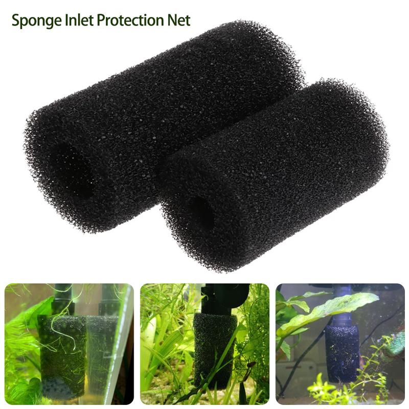 Sponge Aquarium Filter Protector Cover for Fish Shrimp Tank Inlet ...