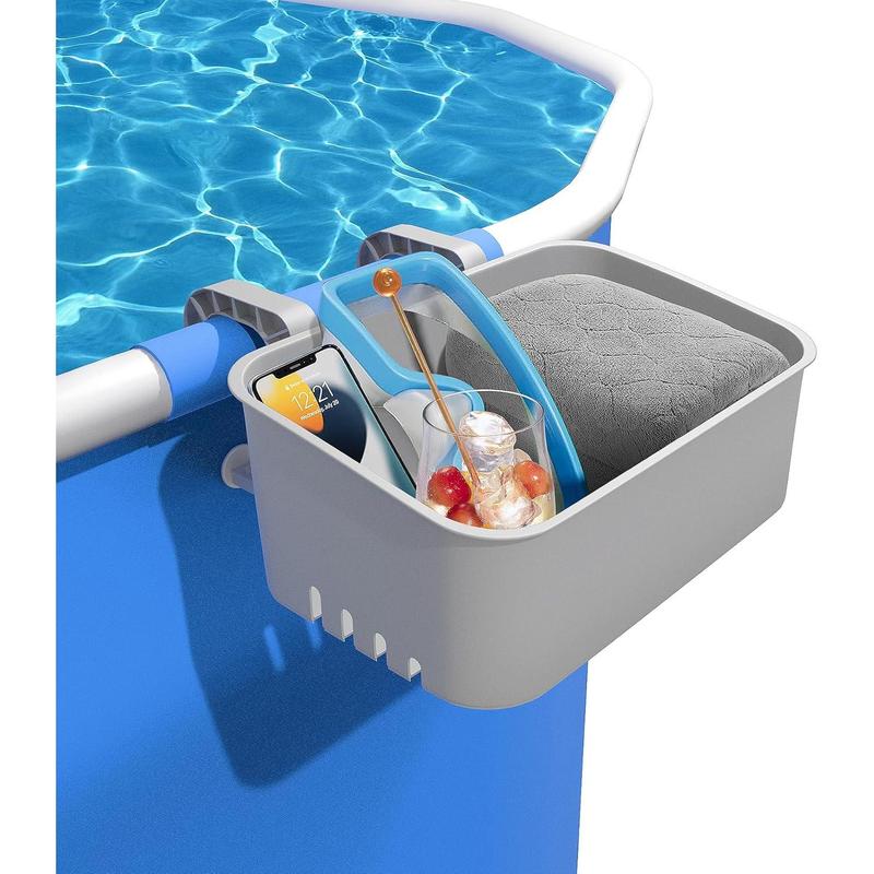 Poolside Storage Basket,Above Ground Pool Accessories,Swimming Pool ...