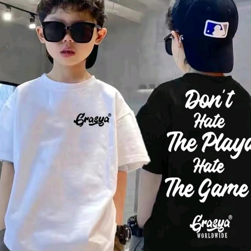 dont hate the playa hight quality shirt for kids - TikTok Shop Philippines