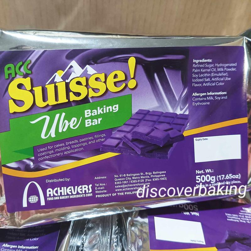 ACC Suisse Ube Chocolate Strawberry Chocolate Baking Bar 500 - TikTok ...