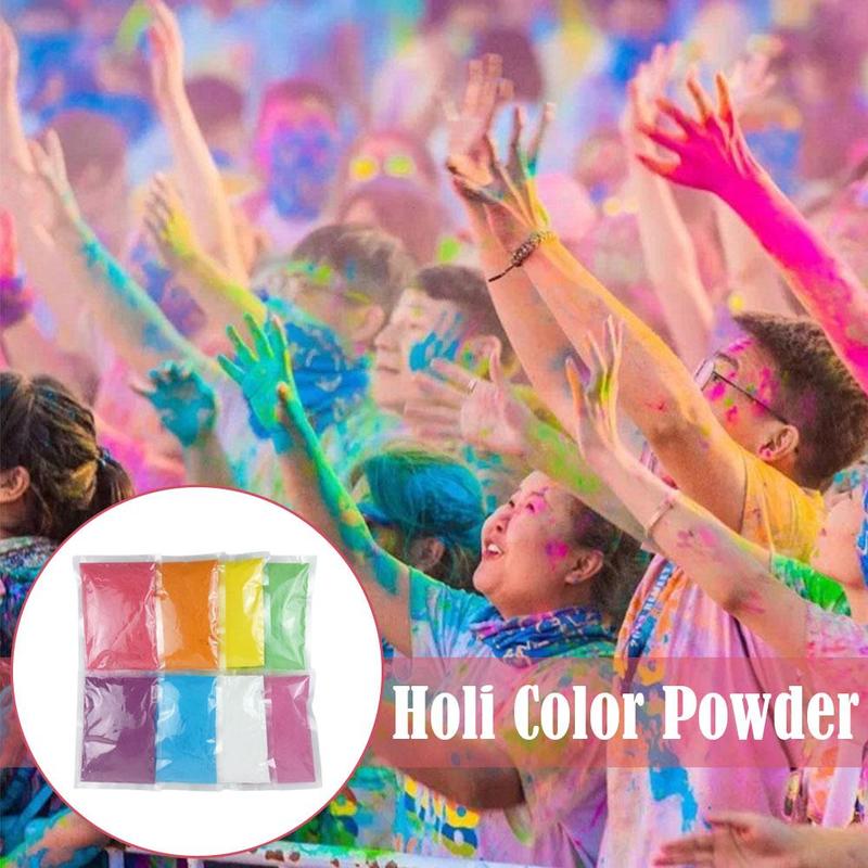 Holi Powder Colored Party Powder Multipurpose Festival Corn Gram ...