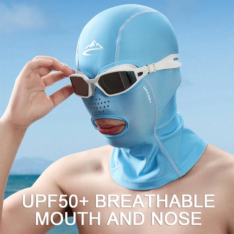 Cycling Sun Protection Headgear Breathable Ice Silk Fishing Mask ...