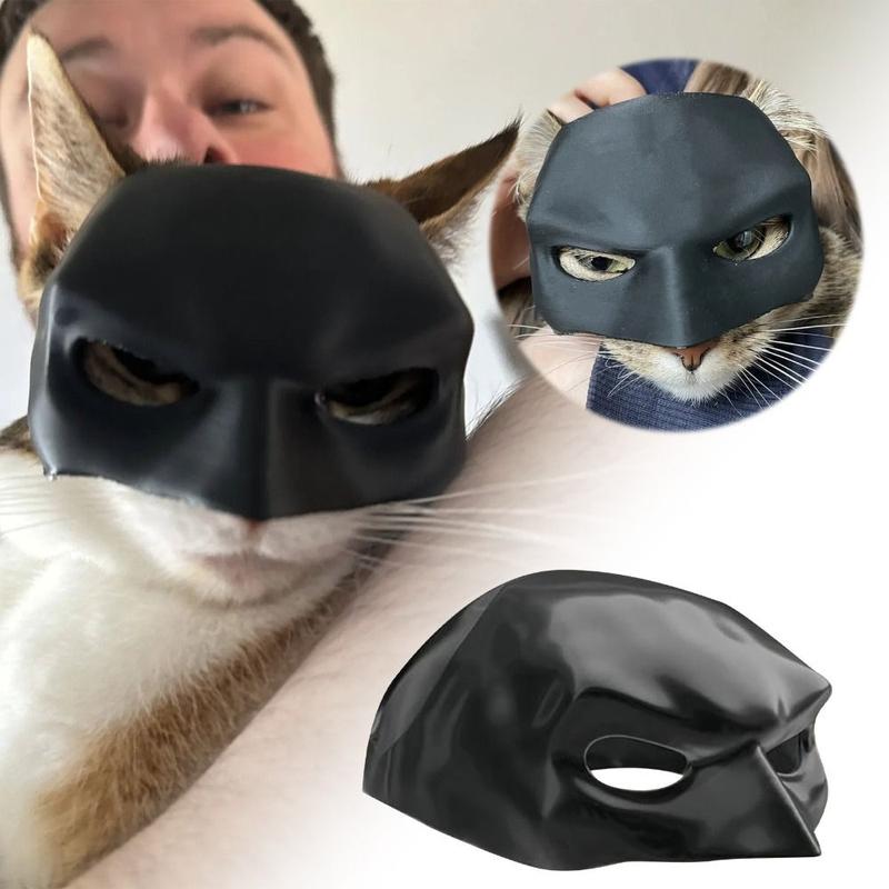 Gift Black Bat Cat Avenger Mask Matte Cute Bat Mask Cool Superhero ...