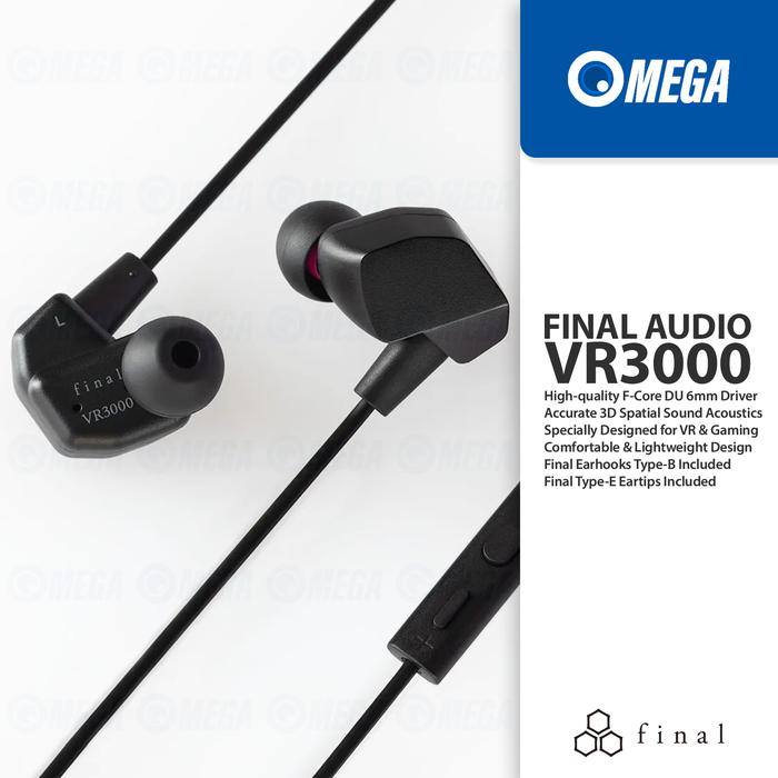 Jual FINAL AUDIO VR3000 Binaural Spatial 3D Sound for VR/Gaming In-ear ...