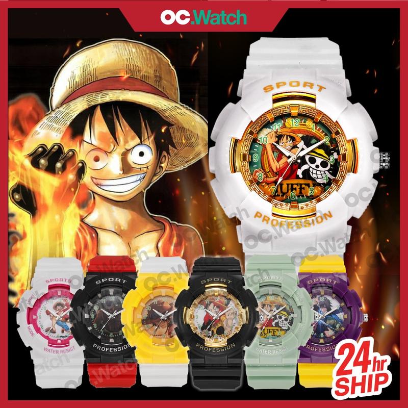 Jam Tangan Anime, Reka Bentuk One Piece, untuk Kanak-kanak Lelaki ...