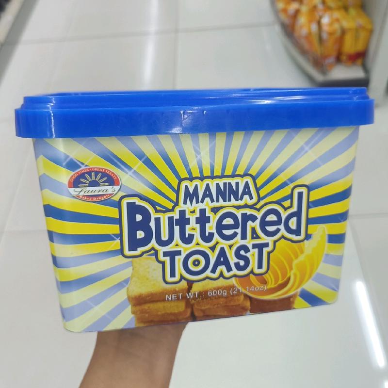 Laura's Manna Butter Toast 600grams Snack Crunchy Bite - TikTok Shop ...