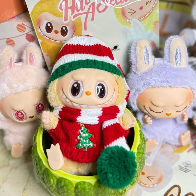 Ready Labubu Hari Natal Baju Outfit Costume Baju Labubu Macaron - Shop ...