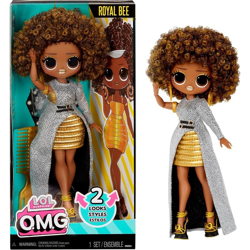LOL Surprise OMG Royal Bee Fashion Doll with Multiple Surprises ...