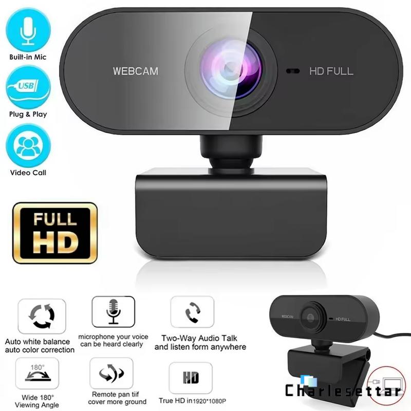 【ESS】Webcam 2K with microphone USB Camera Full HD1080P Cam webcam ...