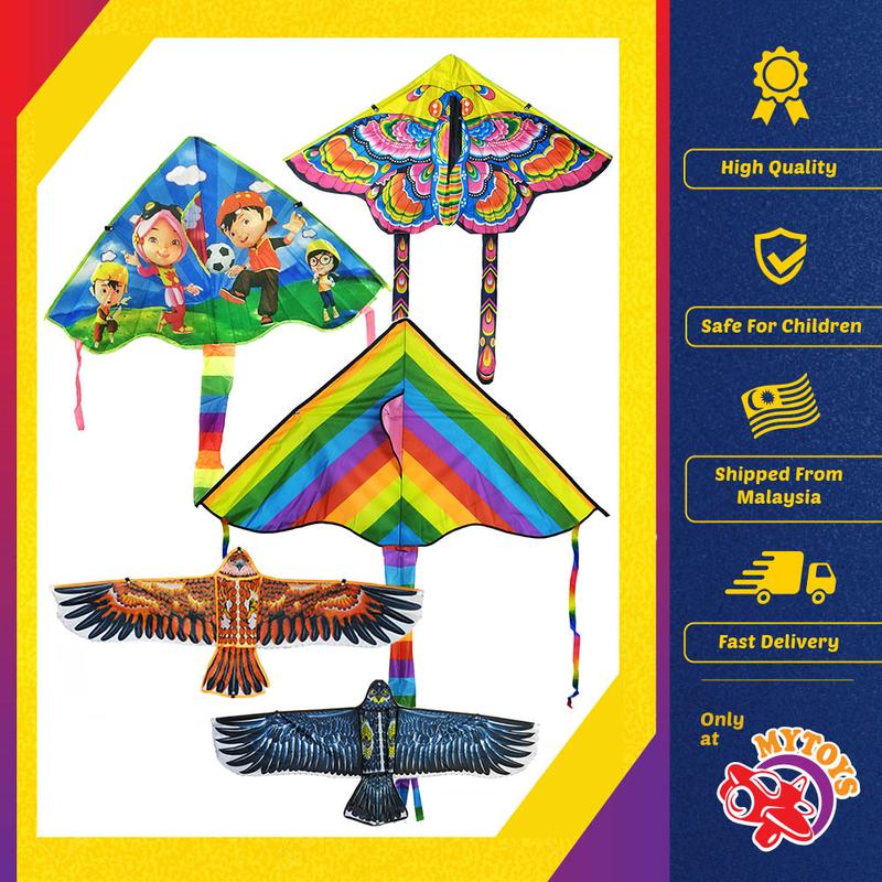 Cartoon Triangle Kite with Long Tail 93cm / 108cm / 83cm Wholesale ...