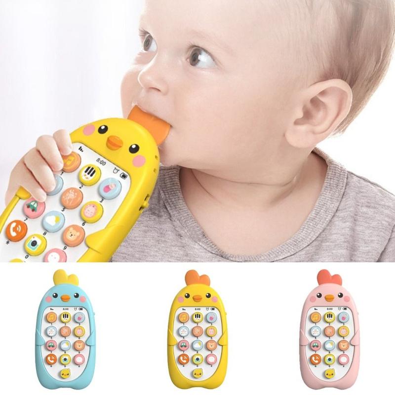 Infant Gift Simulation Phone Electronic Baby Cell Phone Toy Electronic ...