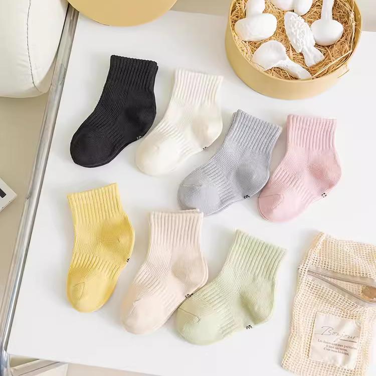 INS Baby Socks Solid Color Candy Color Cotton Children's Socks - TikTok ...