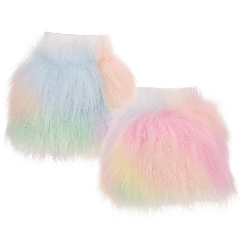 Arm Warmer Furry Handcuffs Fluffy Women's Lovers Winter Artificial ...