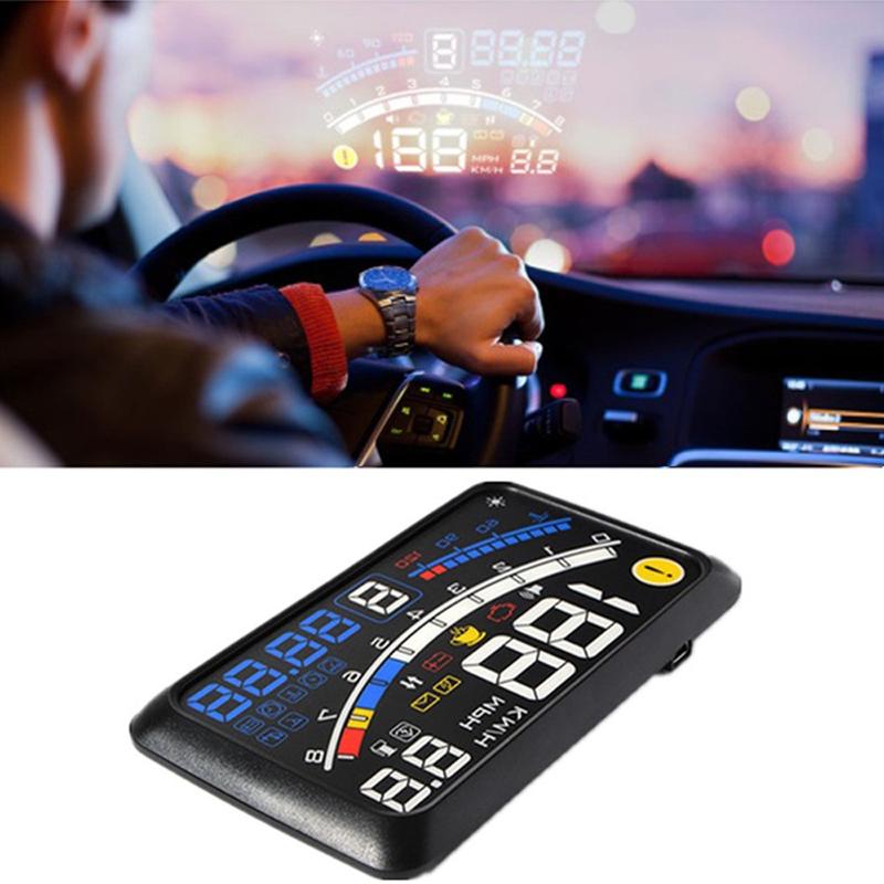 5.5” OBD2 Car GPS HUD Head Up Display Overspeed - TikTok Shop Singapore