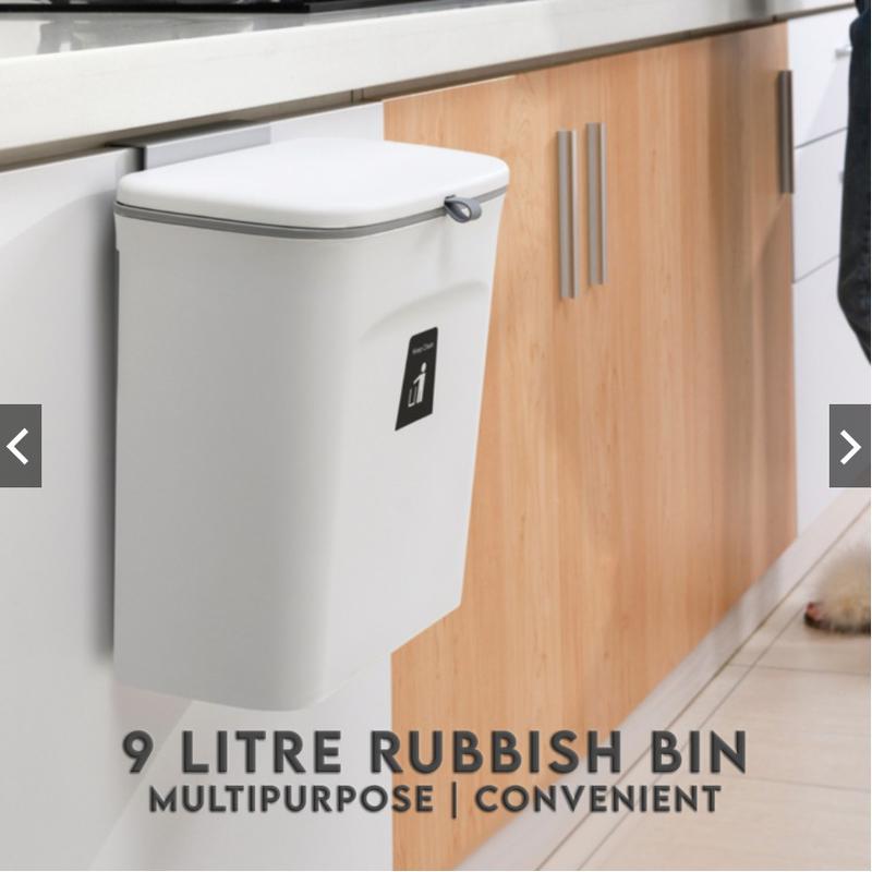 9L Tong Sampah Gantung Sangkut di Pintu Kabinet, 9L Hanging Trash Can ...