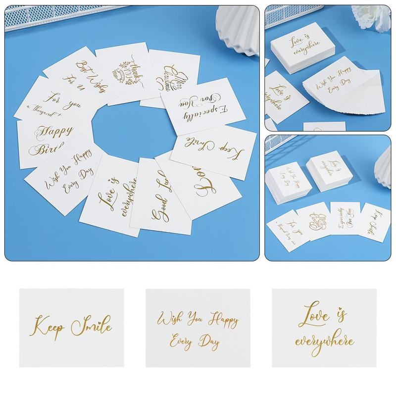 Kad Mesej Tulisan Tangan, 50PCS DIY, Reka Bentuk Mudah, Ucapan - TikTok ...