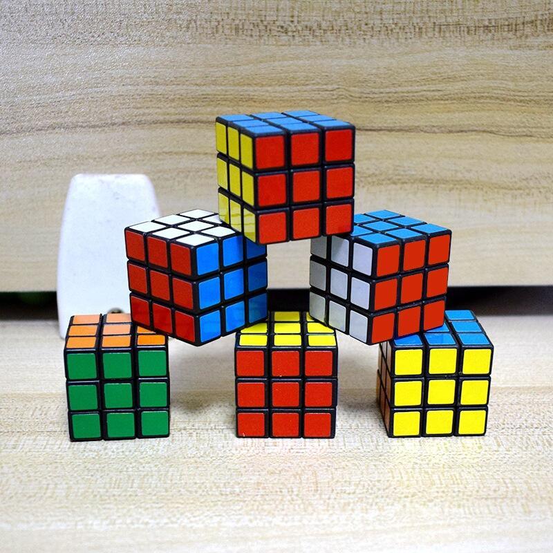 Kiub Rubik, Saiz Mini 3CM, 3x3, Mainan Teka-teki Kreatif Kecil ...