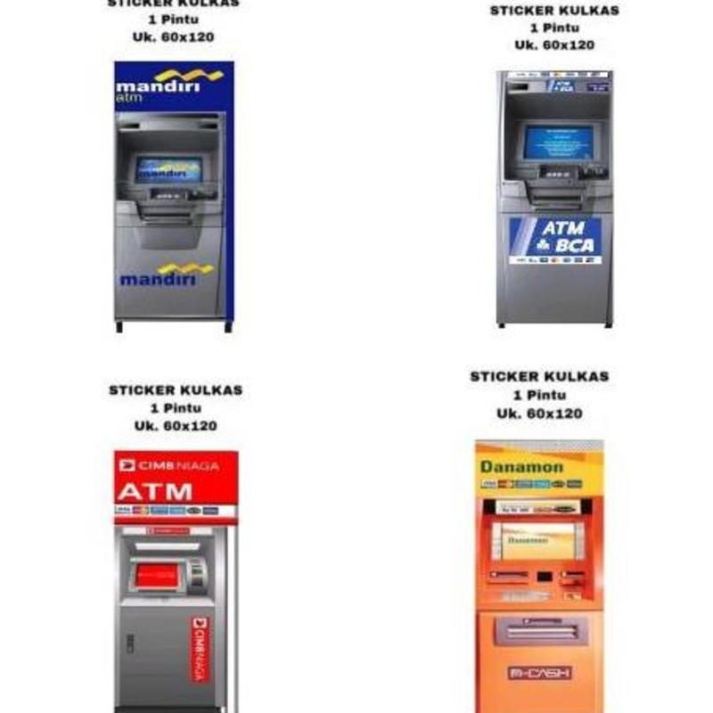 Stiker Kulkas 1 Pintu Motif ATM - Shop | Tokopedia