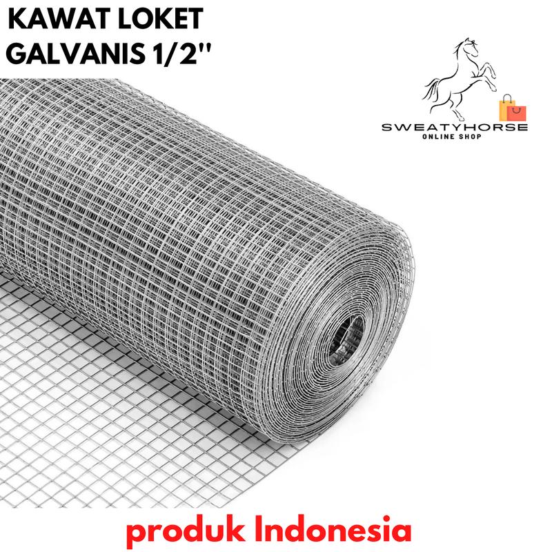 Kawat Loket Galvanis Putih 1/2 Inch Kawat Ram Putih Kawat Ayam Kandang ...