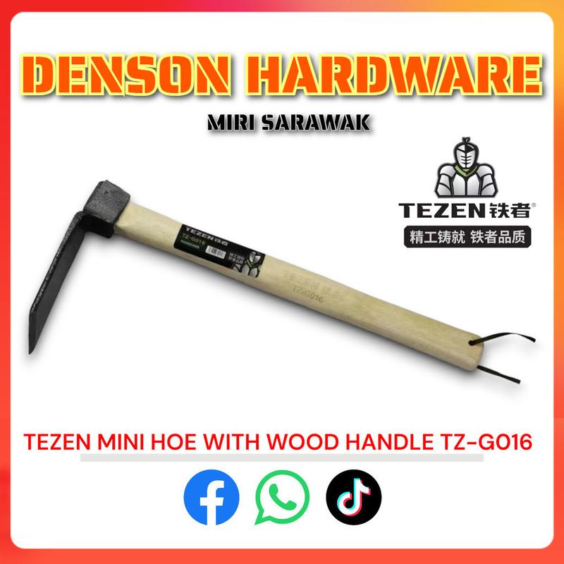 TEZEN Mini Hoe with Wood Handle TZ-G016 - TikTok Shop Malaysia