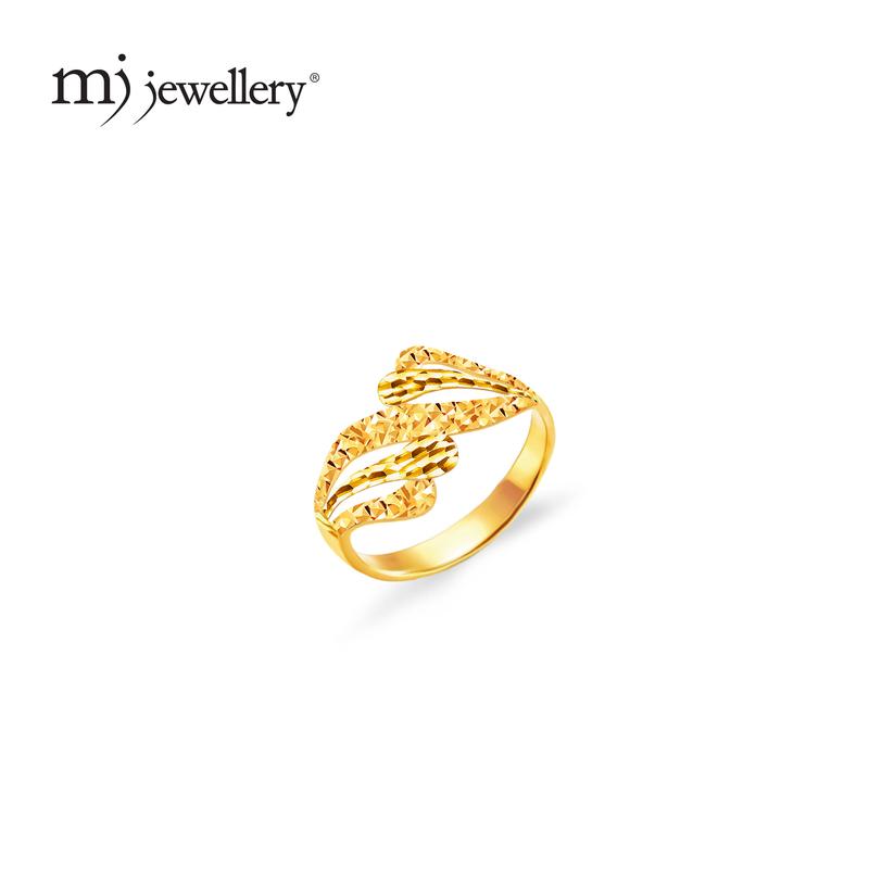 MJ Jewellery 375/9K Gold Ring C17 - TikTok Shop Malaysia