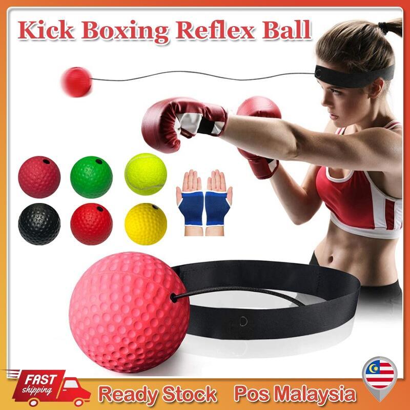 Adult Kick Bo Reflex Fight Ball Punching Speed Training Gym Exercise ...
