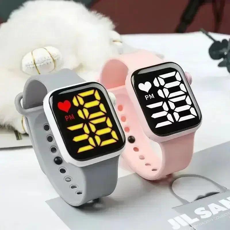 AFFUTE Simple LED Wrist Watch Fashion Sport Square Digital Electronic ...