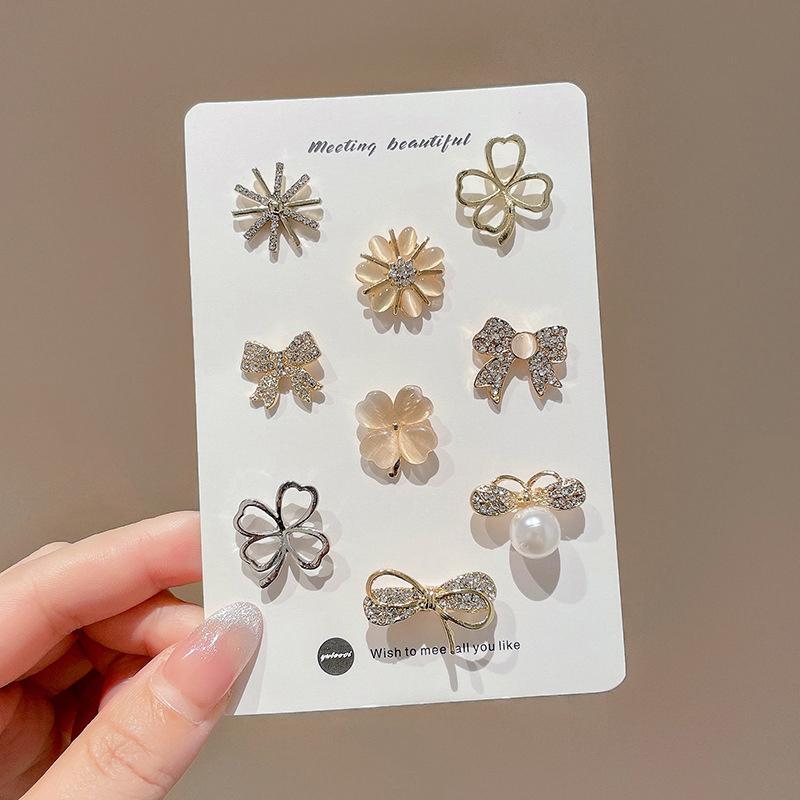 Kerongsang Bunga, Fesyen, Untuk Wanita, Bahan Logam, Anti-silau ...