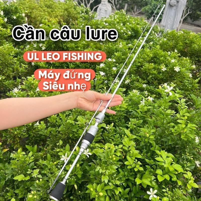 Cần câu lure UL LEO FISHING – màu trăng bạċ – siêu nhẹ - TikTok Shop Vietnam
