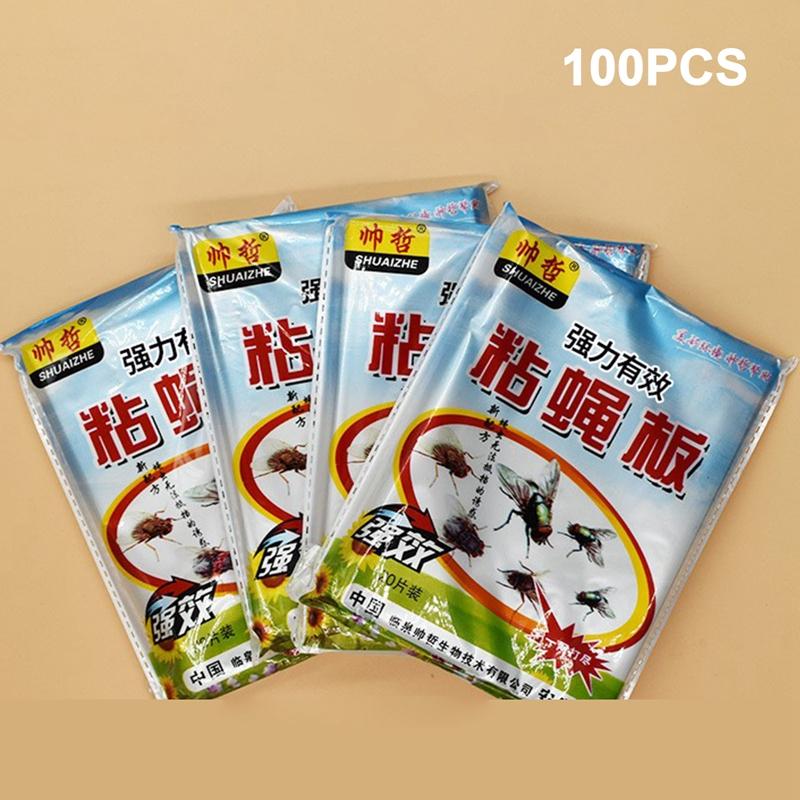 Fly Glue, 100 Sheets, Catch Large Flies, Easy to Use, Strong - TikTok ...