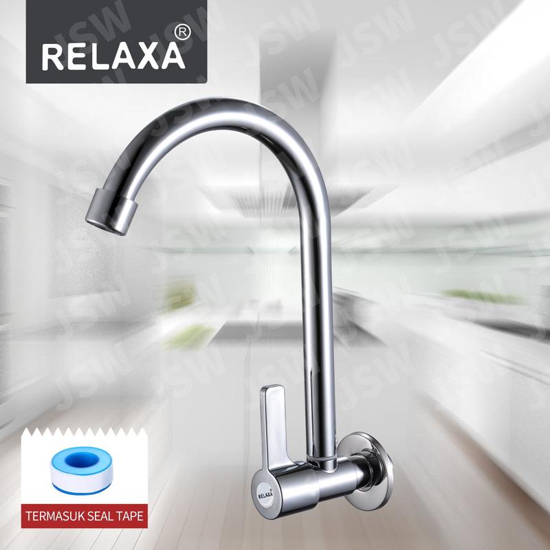 Ready Stock Stainless Steel SUS304 Kitchen Faucet Paip Sink - TikTok ...