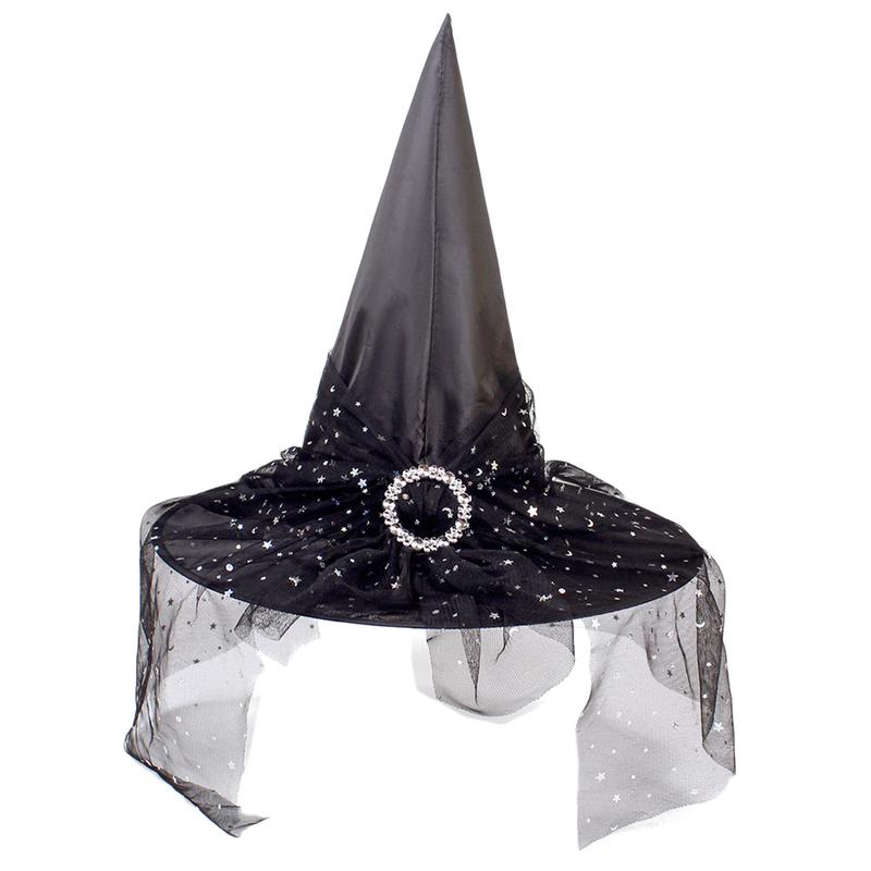 Topi Ahli Sihir, Dengan Tudung, Kostum Dewasa, Topi Parti, Cosplay ...