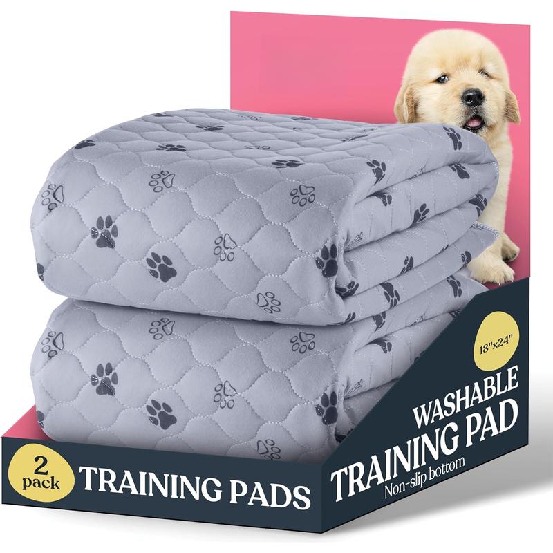 Super Absorbent Washable Pee Pads for Dogs - 2-Pack Superior Puppy Pads ...