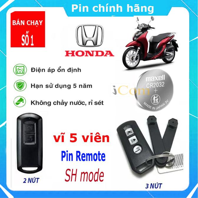 Pin remote xe sh mode chính hãng Maxell Nhật Bản hạn sử dụng trên 5 năm ...