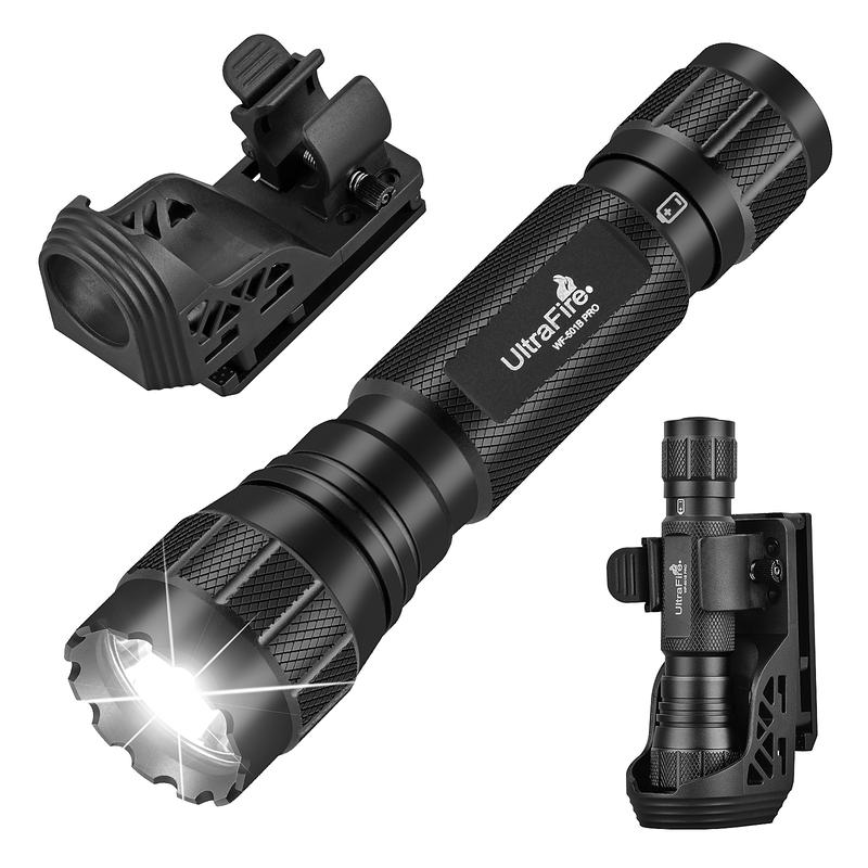 [Fathers Day Gift] ULTRAFIRE WF-501B PRO Tactical Flashlight with ...